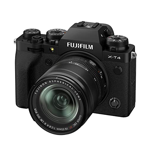 Fujifilm X-T4 Mirrorless Digital Camera XF18-55mm Lens Kit - Black