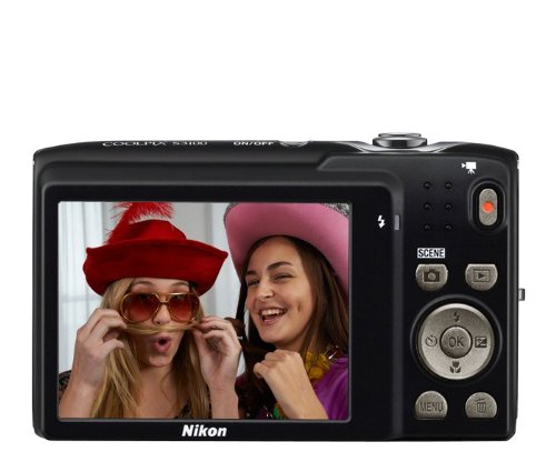 Nikon COOLPIX S3100 14 MP Digital Camera with 5x NIKKOR Wide-Angle Optical Zoom Lens and 2.7-Inch LCD (Blue)