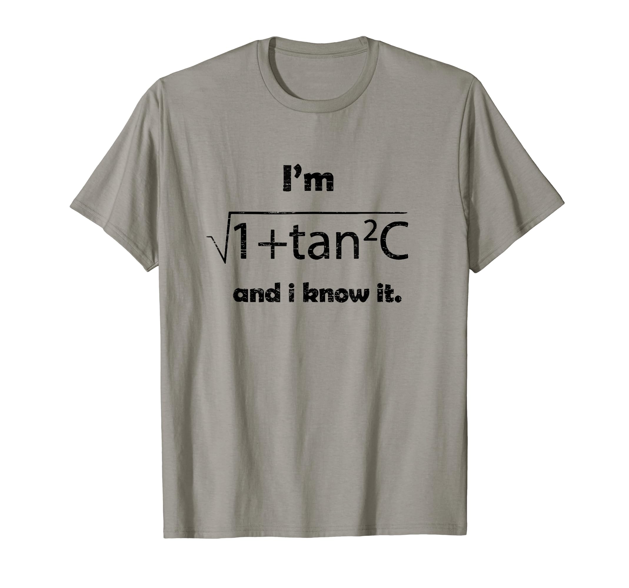 I'm Sexy Math Humor I'm Sec C And I know It Mathematics Love T-Shirt
