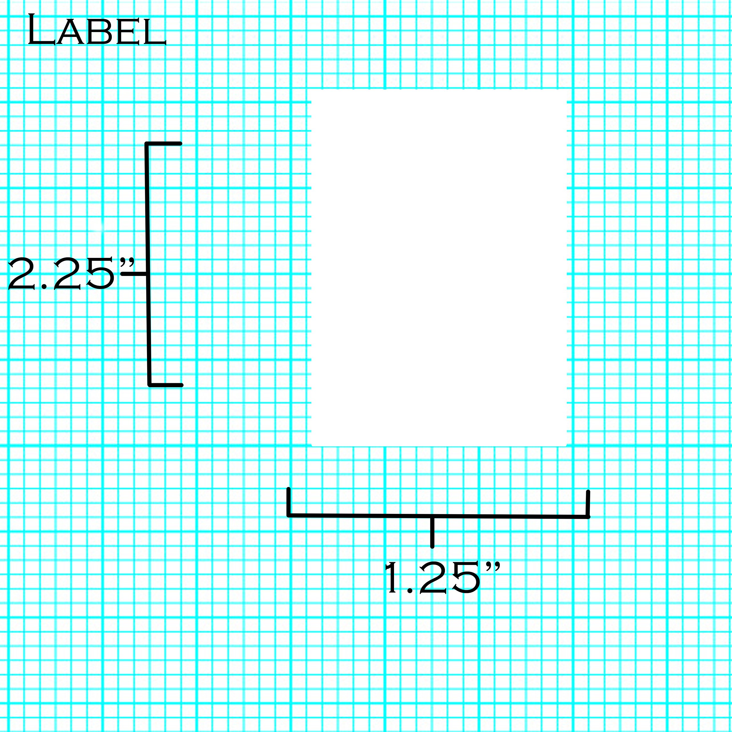IDEALSEAL Compatible Replacement for 2.25 x1.25 Top Coated Direct Thermal 1135 Labels Per Roll (1 Roll) Strong Adhesive, Resistant to Scratches and Smudges, for Zebra 2844, ZD410, ZP450, ZP500, ZP505