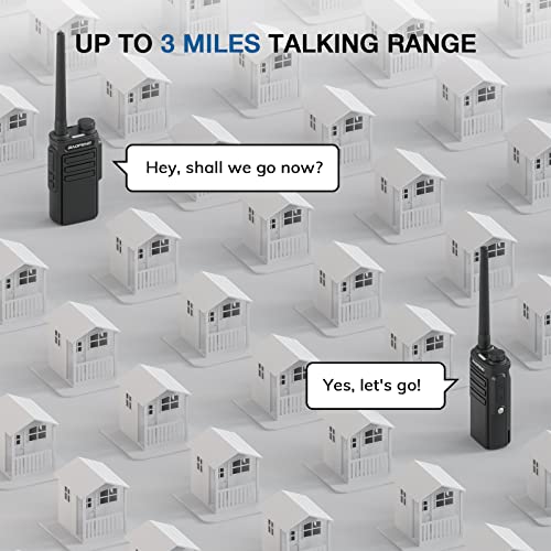 BAOFENG MP31 GMRS Radio Handheld Two Way Radio, Waterproof Rechargeable Walkie Talkies with NOAA Scanning & Receiving, GMRS Repeater Capable, 2-in-1 Type-C Charging Cable, Earpieces, 2 Pack