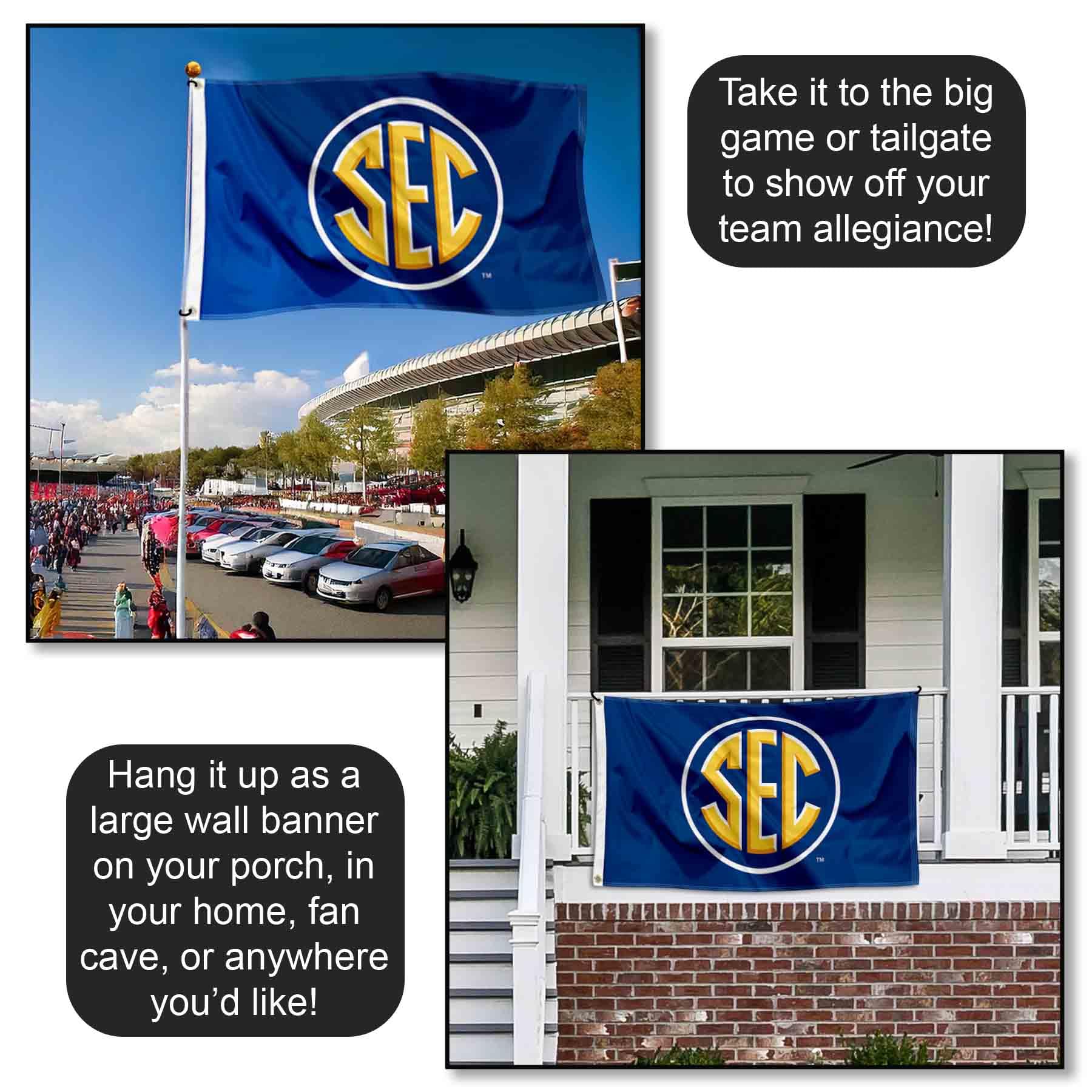 SEC Logo Flag Large 3x5
