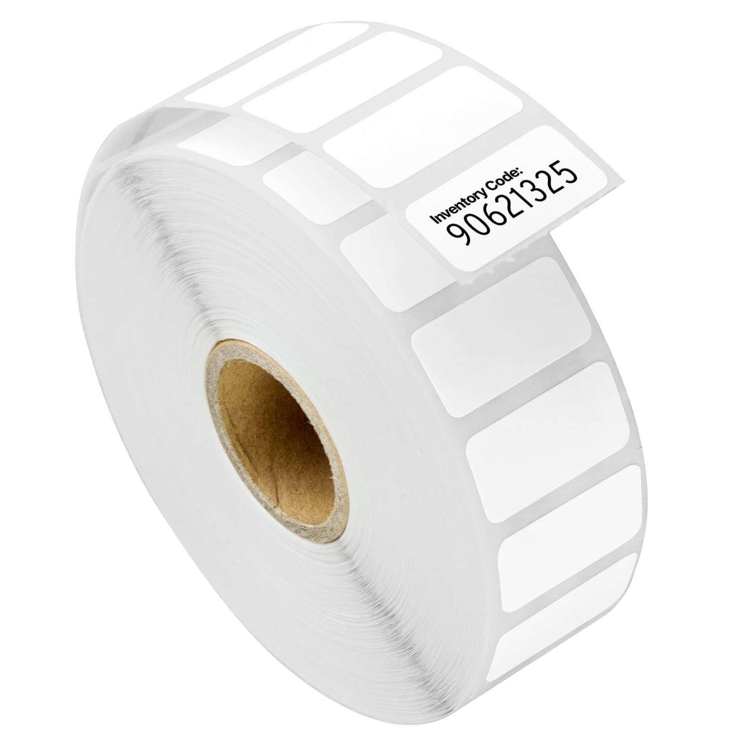 1" x 0.5" Direct Thermal Label - Compatible with Rollo Label Printer & Zebra Desktop Printers – 1” Core, Adhesive Perforated All Purpose Postage QR Barcode Shipping - 20 Rolls, 2430/Roll