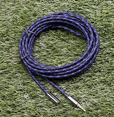 Ruaeoda 3.5mm Aux Cord 30 ft Bundle with 3.5mm AUX Extension Cable 20 ft