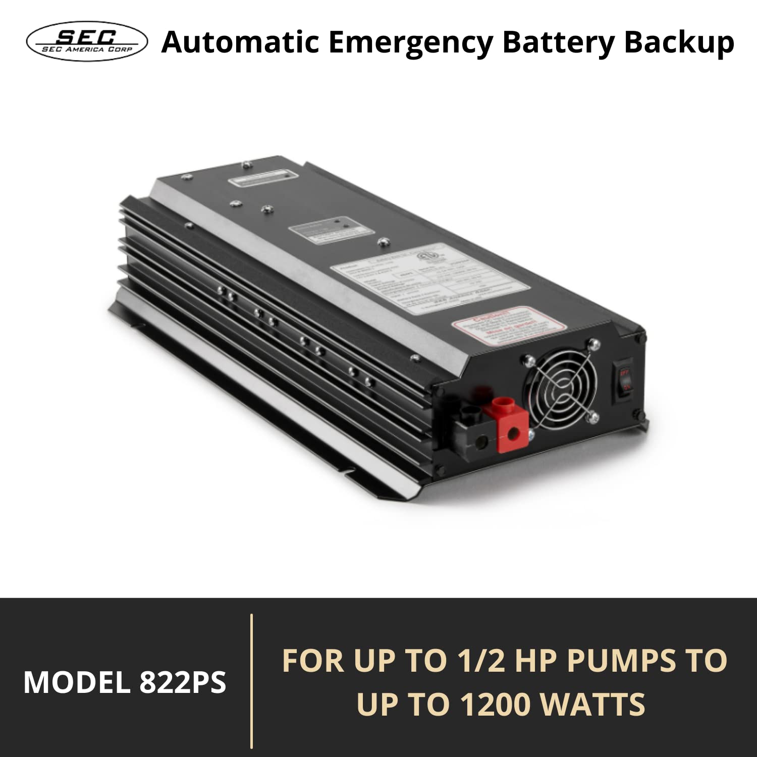 822PS - Sump Pump Backup System