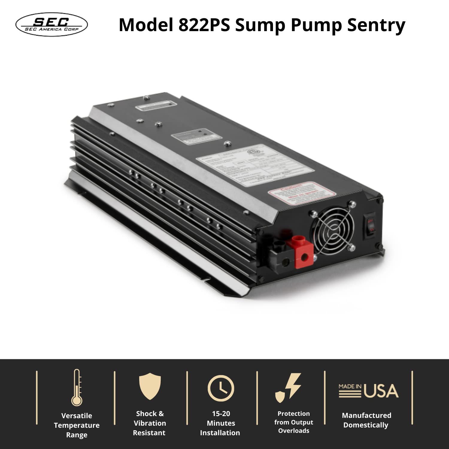 822PS - Sump Pump Backup System