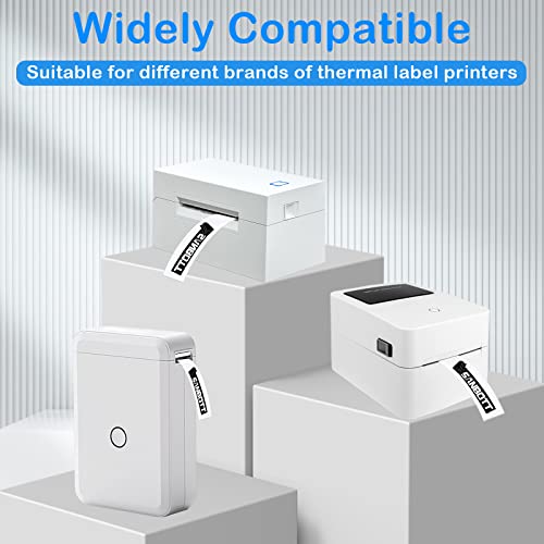10 Rolls of 350 Lables 1 1/8”x3 1/2”Direct Thermal Labels for Barcodes, Address, Mailing Compatible with Rollo Label Printer & Zebra Desktop Printers [350 Labels/Rolls, 10Roll]