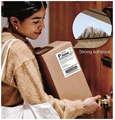 FungLam 2 Rolls 4x6 Direct Thermal Shipping Labels, 250 Labels/Roll, 1'' Core, Compatible Zebra 2844 ZP-450 ZP-500 ZP-505
