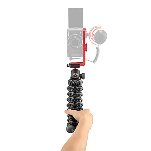 Joby GorillaPod 3K Vert Kit, Compact Flexible Tripod 3K Stand and BallHead 3K with Vertical L Bracket for Landscape and Portrait Mirrorless Cameras up to 3kg (6.6lb),Black,JB01829-BWK