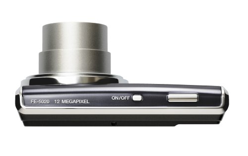 Olympus FE-5020 12MP Digital Camera with 5x Wide Angle Optical Zoom and 2.7 inch LCD (Dark Grey)
