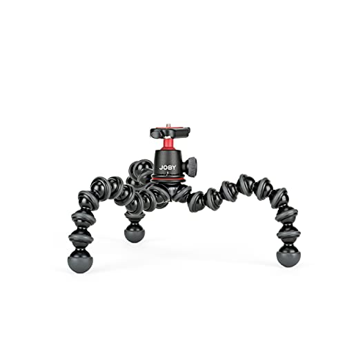 Joby GorillaPod 3K Vert Kit, Compact Flexible Tripod 3K Stand and BallHead 3K with Vertical L Bracket for Landscape and Portrait Mirrorless Cameras up to 3kg (6.6lb),Black,JB01829-BWK
