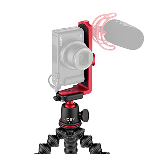 Joby GorillaPod 3K Vert Kit, Compact Flexible Tripod 3K Stand and BallHead 3K with Vertical L Bracket for Landscape and Portrait Mirrorless Cameras up to 3kg (6.6lb),Black,JB01829-BWK