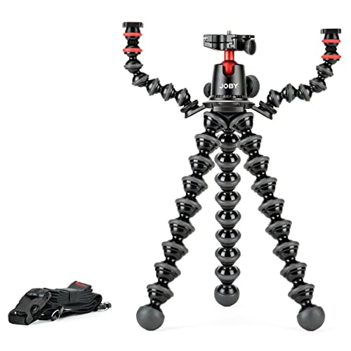 Sony Alpha 7C Mirrorless Digital Camera with FE 28-60mm Lens, Black, Bundle with Bag, 128GB SD Card, Joby GorillaPod 5K Kit with Rig, Mic, LED Light, Extra Battery, Charger and Accessories