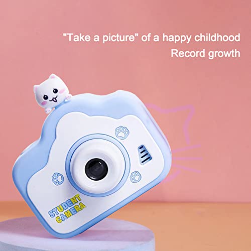 FITORON Children's HD Front and Rear Double Shot 2000w Mini 2.0 Inch Video Camera Game Music All-in-one Camera with 32GB Memory Card