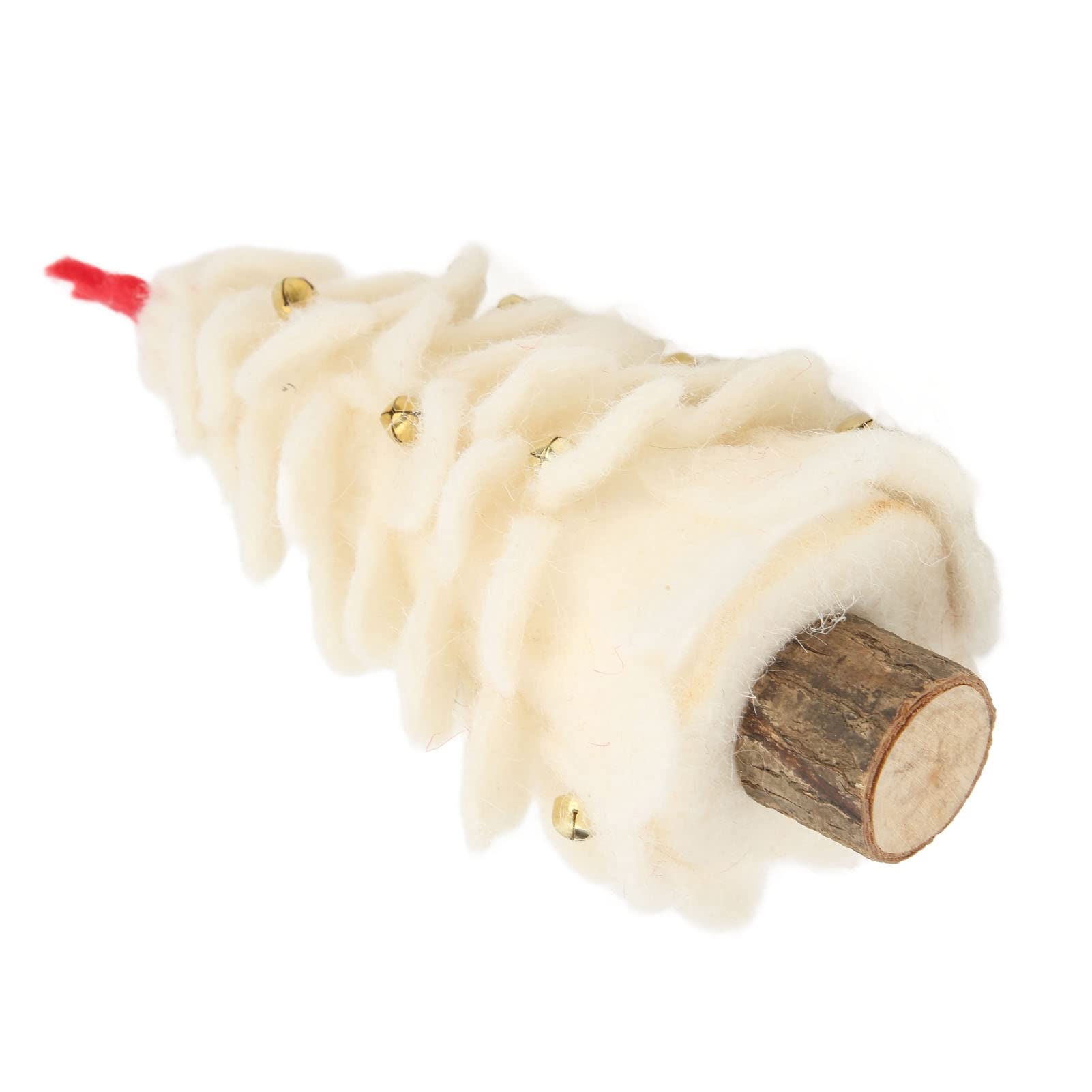 Artificial Mini Christmas Tree, New Christmas Decoration, Wool Felt Christmas Tabletop Christmas Tree, Wool Felt Christmas Tree Ornament Home New Year Party Ornament White Big Size, for Home Office