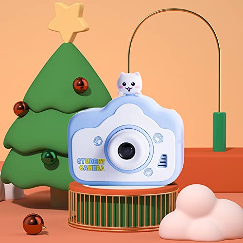 FITORON Children's HD Front and Rear Double Shot 2000w Mini 2.0 Inch Video Camera Game Music All-in-one Camera with 32GB Memory Card