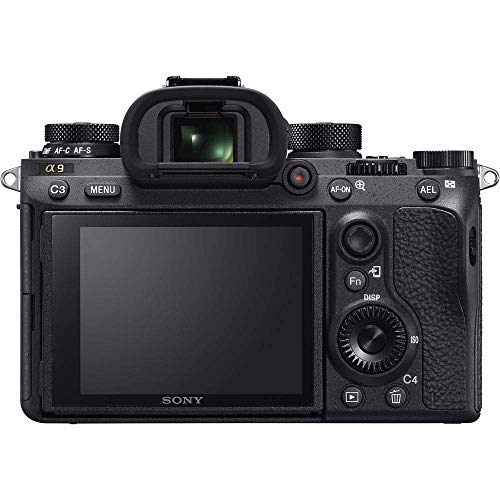 Sony Alpha a9 Mirrorless Digital Camera (Body Only) (ILCE9/B) + 2 x 64GB Memory Card + 3 x NP-FZ-100 Battery + Corel Photo Software + Case + External Charger + Card Reader + LED Light + More (Renewed)