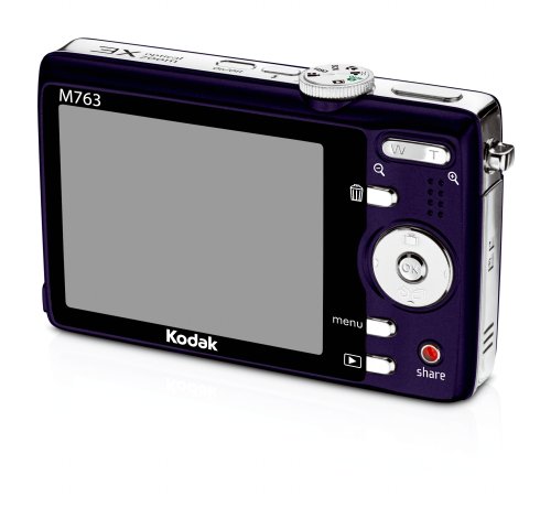 Kodak Easyshare M763 7.2 MP Digital Camera with 3xOptical Zoom (Blue)