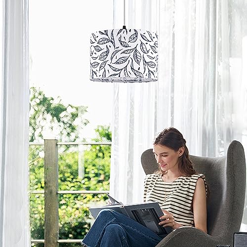 AXNAU Plug in Pendant Light, Hanging Light with Plug in Cord with Dimmable Switch, Hanging Lamp with 15 ft Cord, Pendant Light Fixture for Bedroom Kitchen Island Living Room (Bulb Included)