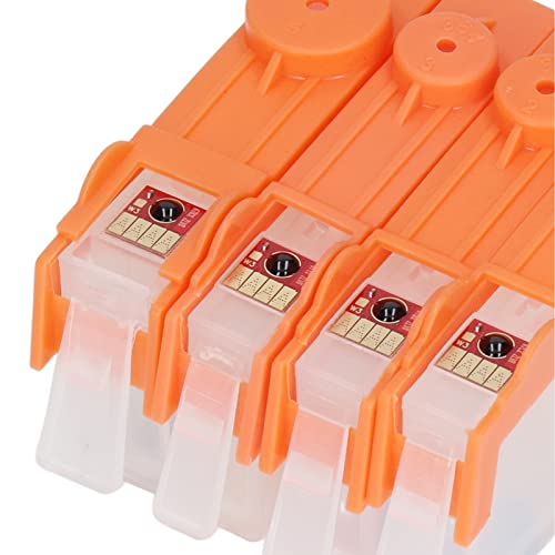Fafeicy 4PCS Ink Cartridge,Permanent Chip Replacement Refill Ink Cartridge PP for Office (HP 903)