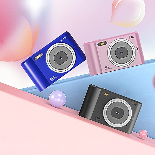 Yanvan Cameras for Photography, New 44 Million Student Digital Camera 2.4 Inch High-Definition&16 Times Digital Zoom Electronic Anti-Shake Face Detection, Gifts for Students Adults