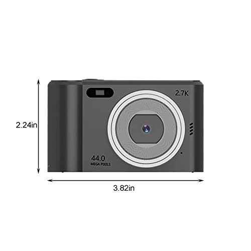 Yanvan Cameras for Photography, New 44 Million Student Digital Camera 2.4 Inch High-Definition&16 Times Digital Zoom Electronic Anti-Shake Face Detection, Gifts for Students Adults