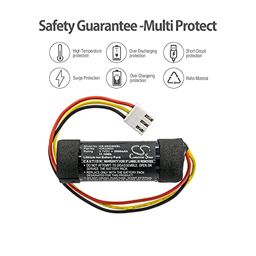 Replacement Battery for Speaker Harman/Kardon Onyx 4 Studio 4 icr22650 3000mAh