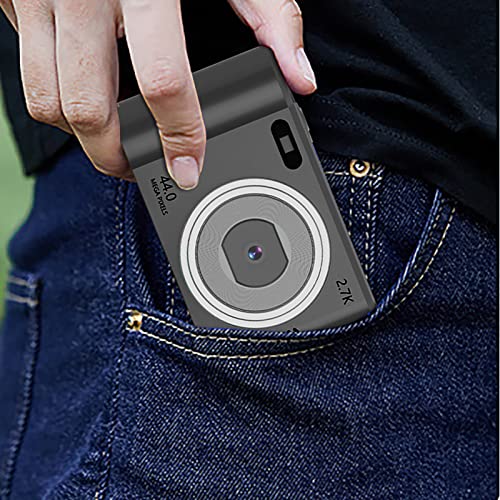 Yanvan Cameras for Photography, New 44 Million Student Digital Camera 2.4 Inch High-Definition&16 Times Digital Zoom Electronic Anti-Shake Face Detection, Gifts for Students Adults