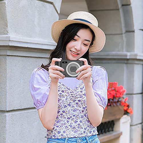Yanvan Cameras for Photography, New 44 Million Student Digital Camera 2.4 Inch High-Definition&16 Times Digital Zoom Electronic Anti-Shake Face Detection, Gifts for Students Adults