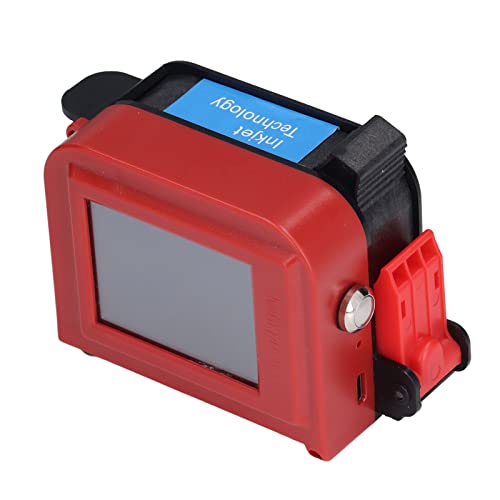 001 AC100‑240V Mini Inkjet Printer Handheld Smart Portable Micro Printing Machine All Kinds of Trademark Patterns Can Be Sprayed(#1)