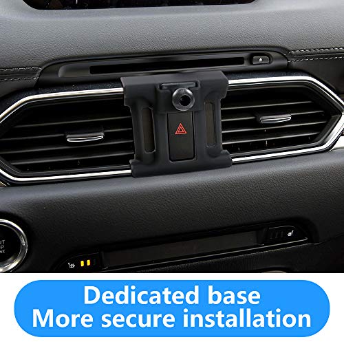 musttrue LUNQIN Car Phone Holder for 2017-2023 Mazda CX-5 CX5 Auto Accessories Navigation Bracket Interior Decoration Mobile Cell Mirror Phone Mount