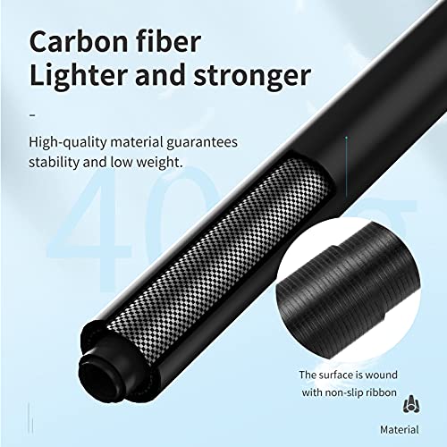 REYGEAK Ultra Long Selfie Stick Pole 2.7M/106 Inch Carbon Fiber Lightweight Waterproof Extendable Handheld Monopod for GoPro Max Hero 11 10 9 8 7 6 5 Insta360 X2 X3 DJI Action 2 3 AKASO 360 Camera