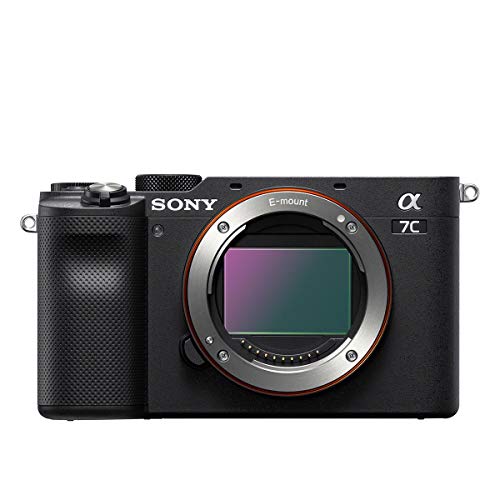 Sony Alpha 7C Mirrorless Digital Camera, Black with FE 24-105mm f/4 G OSS E-Mount Lens Bundle with Bag, 128GB SD Card, Wrist Strap, Extra Battery, Charger, Filter Kit and Accessories