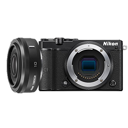 Nikon 1 J5 Mirrorless Digital Camera with 1 NIKKOR 10mm f/2.8 Lens (Black) International Version (No Warranty)