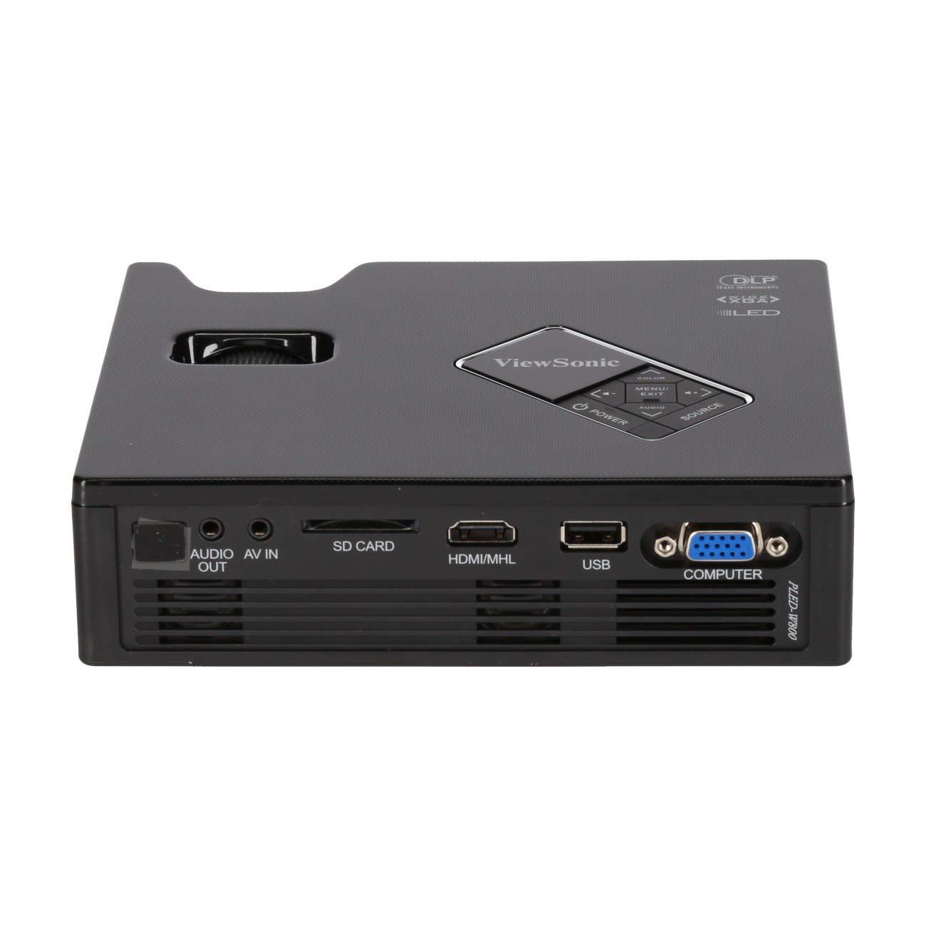 ViewSonic PLED-W800 WXGA HDMI LED Ultra-Portable Mini Projector