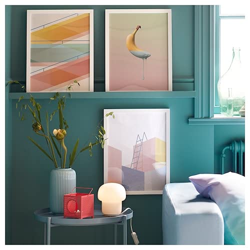 Ikea Tokabo Table lamp with LED Bulb Glass Opal 103.580.13