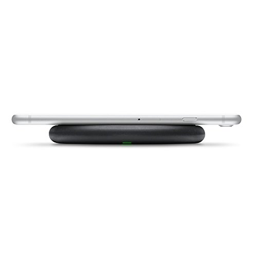 mophie 7.5W Wireless Charge Pad, 5W - 10W Output Range, Optimized for Apple Fast Charge, Qi-Compatible Charger for iPhone X, iPhone 8, iPhone 8 Plus, and AirPods/AirPods Pro (Black)