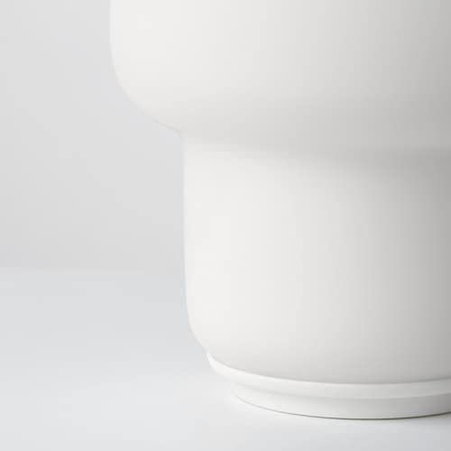 Ikea Tokabo Table lamp with LED Bulb Glass Opal 103.580.13