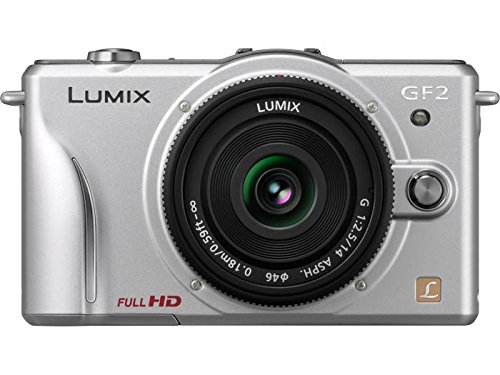 Panasonic Lumix DMC-GF2 12 MP Micro Four-Thirds Mirrorless Digital Camera with 3.0-Inch Touch-Screen LCD and 14mm f/2.5 G Aspherical Lens (Silver)
