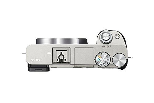 Sony Alpha a6000 Mirrorless Digital Camera 24.3MP SLR Camera with 3.0-Inch LCD - Body Only (Silver)