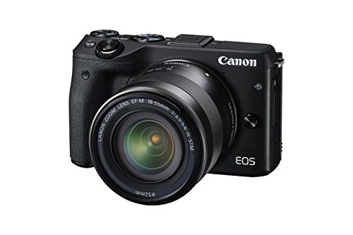 Canon 9694B011 24.2MP EOS M3 Mirrorless Digital Camera (Black)