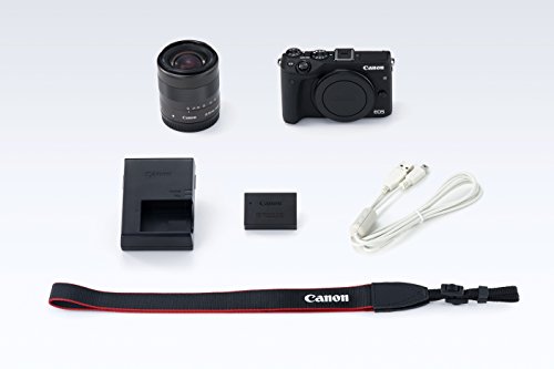 Canon 9694B011 24.2MP EOS M3 Mirrorless Digital Camera (Black)