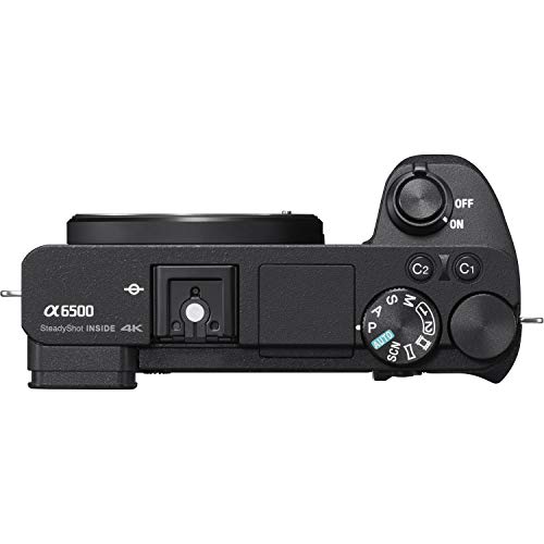 Sony Alpha a6500 Mirrorless Digital Camera (Body) ILCE6500/B + Sony FE 24-70mm f/2.8 GM Lens SEL2470GM + NP-FW50 Replacement Lithium Ion Battery + Deluxe Cleaning Kit Bundle