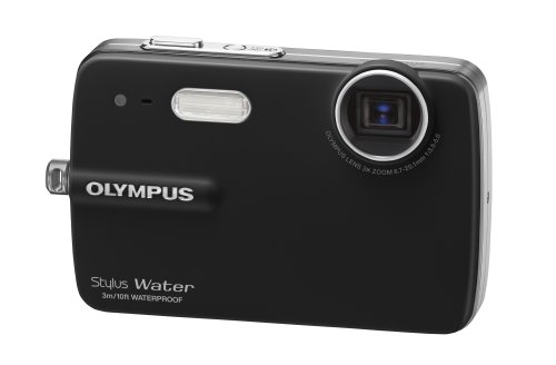 Olympus Stylus 550WP 10MP Waterproof Digital Camera with 3x Optical Zoom and 2.5-inch LCD (Black)