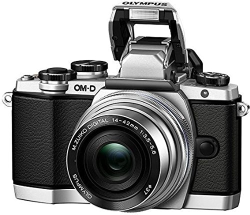 Olympus OM-D E-M10 with M.Zuiko ED 14-42mm 1:3.5-5.6 EZ Lens - Silver - International Version (No Warranty)