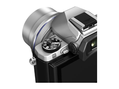 Olympus OM-D E-M10 with M.Zuiko ED 14-42mm 1:3.5-5.6 EZ Lens - Silver - International Version (No Warranty)