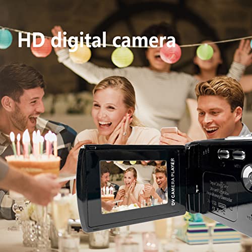 Yrmaups HD Digital Camera - 16Million PIXE-L HD Digital Camera 1080p HD 2.4 Inch TFT LCD Screen Night Vision DV Student Gift Camera 16x Digital Zoom Camera