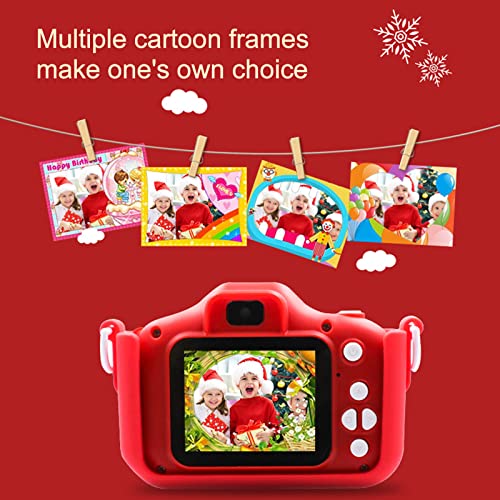 SUMDUINO Mini Kids Camera, HD Digital Camera Toy, Christmas Holiday Birthday Gift, Cute Portable Camera with Silicone Cover