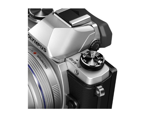 Olympus OM-D E-M10 with M.Zuiko ED 14-42mm 1:3.5-5.6 EZ Lens - Silver - International Version (No Warranty)