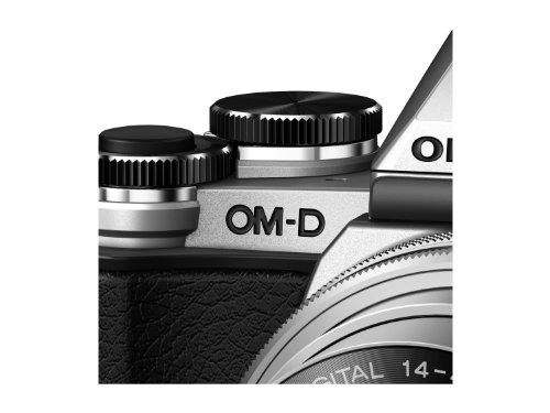 Olympus OM-D E-M10 with M.Zuiko ED 14-42mm 1:3.5-5.6 EZ Lens - Silver - International Version (No Warranty)
